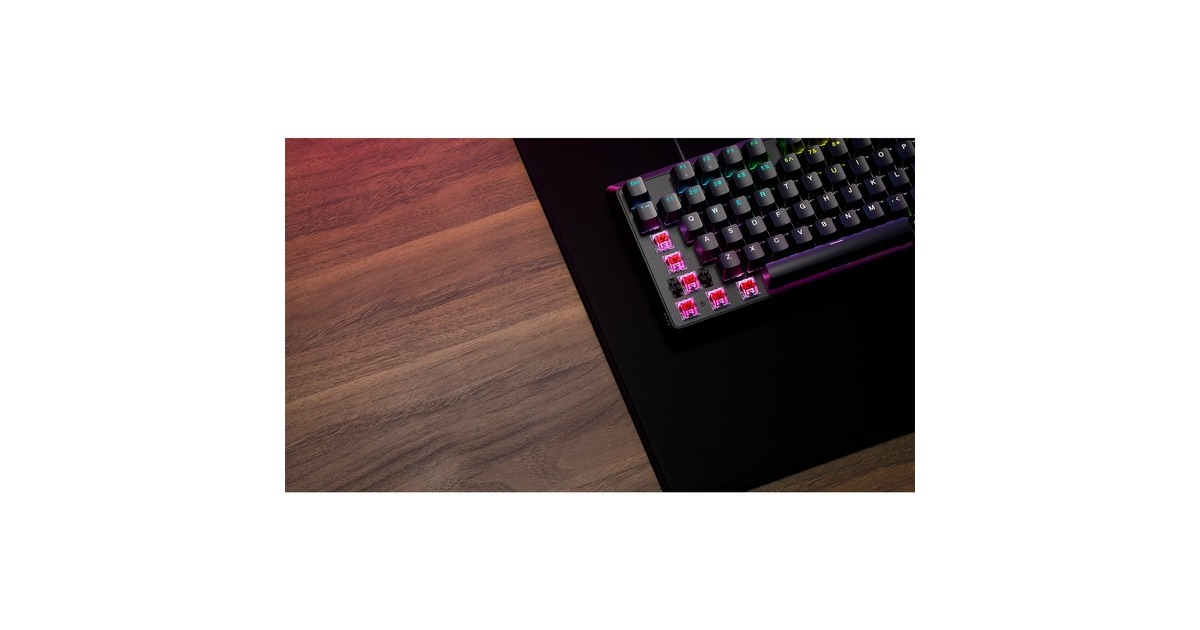 Corsair Gaming-tastatur Sort, DE-layout, Corsair Red