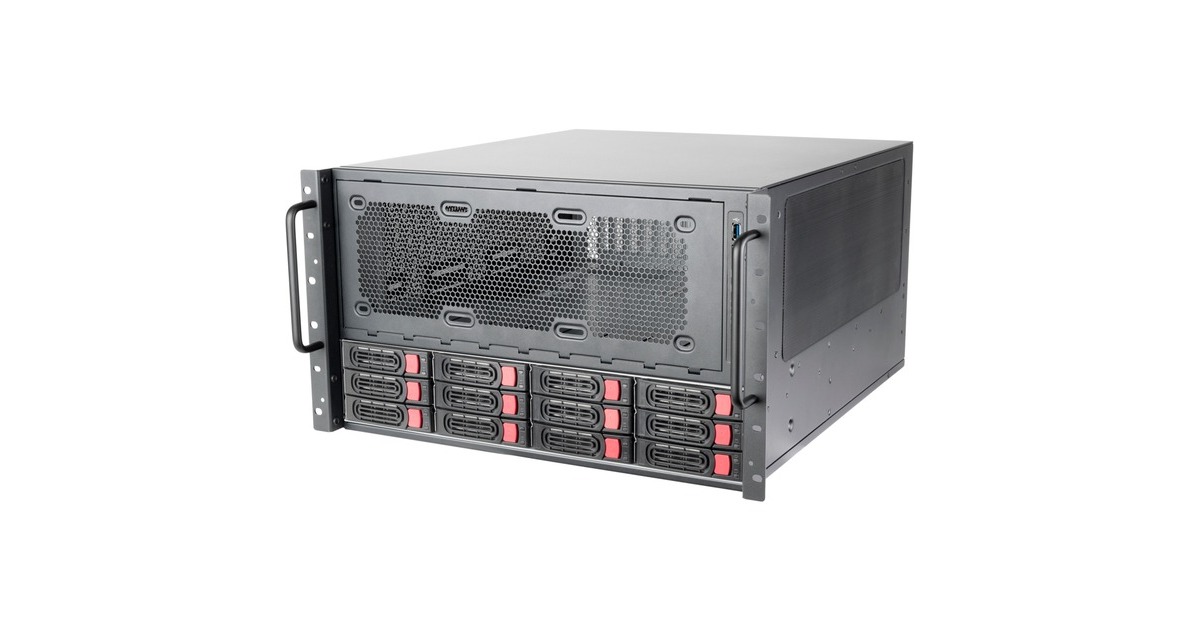 SilverStone SST-RM61-312, Rack kabinet Sort