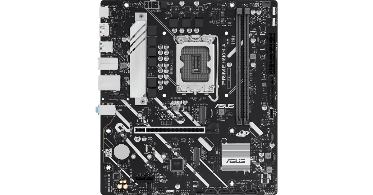 ASUS PRIME H810M-A-CSM Intel H810 LGA 1851 (Socket V1) micro ATX ...