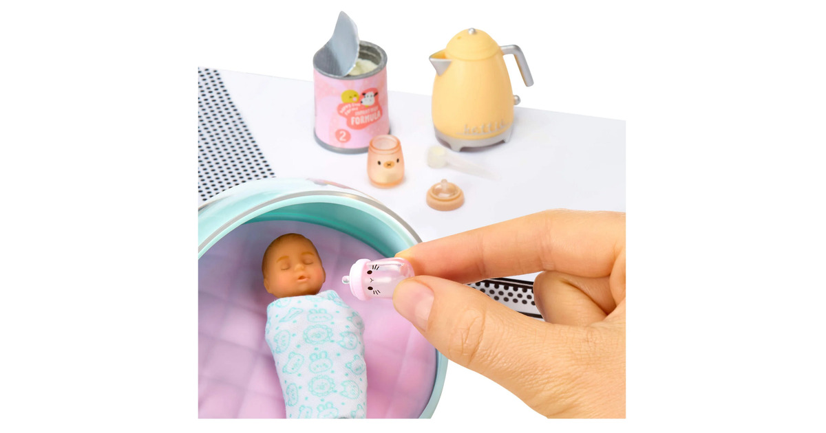 MGA Entertainment Make It Mini Real Baby, Klippe og klistre Miniverse ...