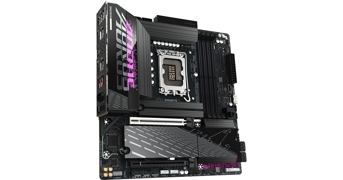 GIGABYTE B860M AORUS ELITE WIFI6E Intel B860 LGA 1851 (Socket V1) micro ...