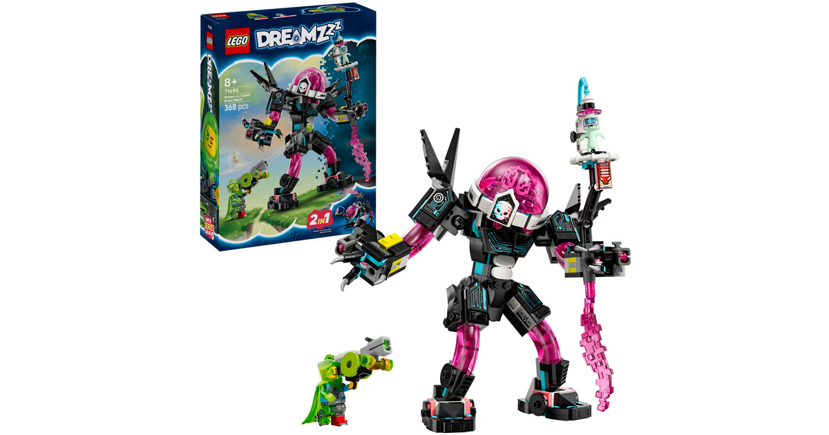 Lego DREAMZzz Mateo mod cyberhjerne-mech, Bygge legetøj Byggesæt, 8 År ...
