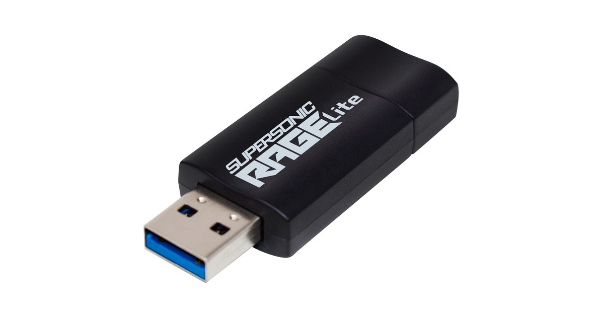 Patriot Supersonic Rage Lite 1 TB, USB-stik Sort/Blå