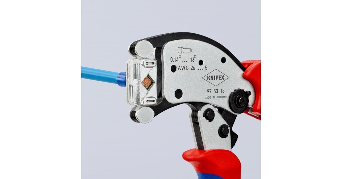 Knipex Crimpning værktøj Rød/Blå