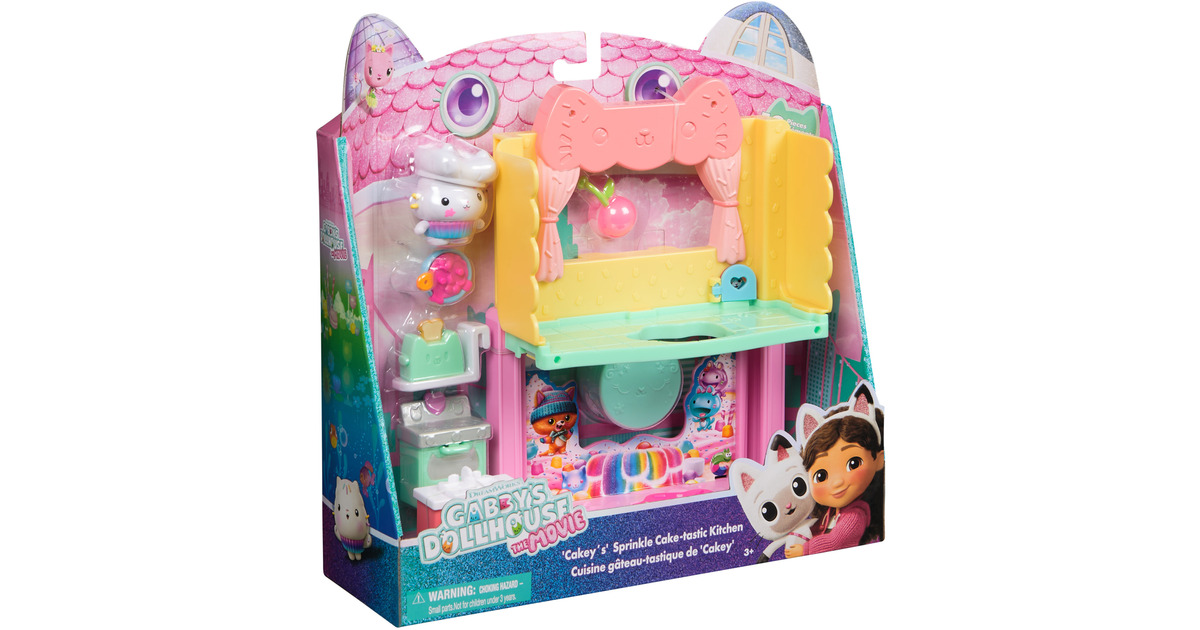 Spin Master GDH PYS Movie Kitchen Portal Rooms GML, Spil figur Gabby's ...