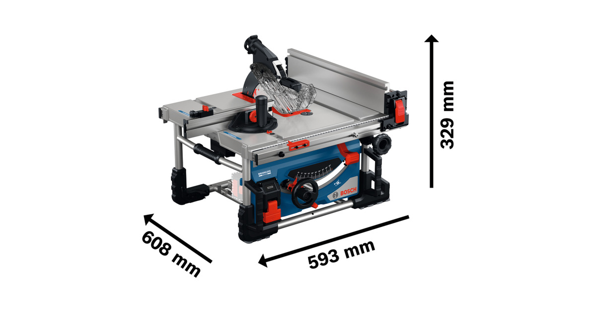 Bosch Professional GTS 18V-70, 0601B44100, Tabel rundsav Blå