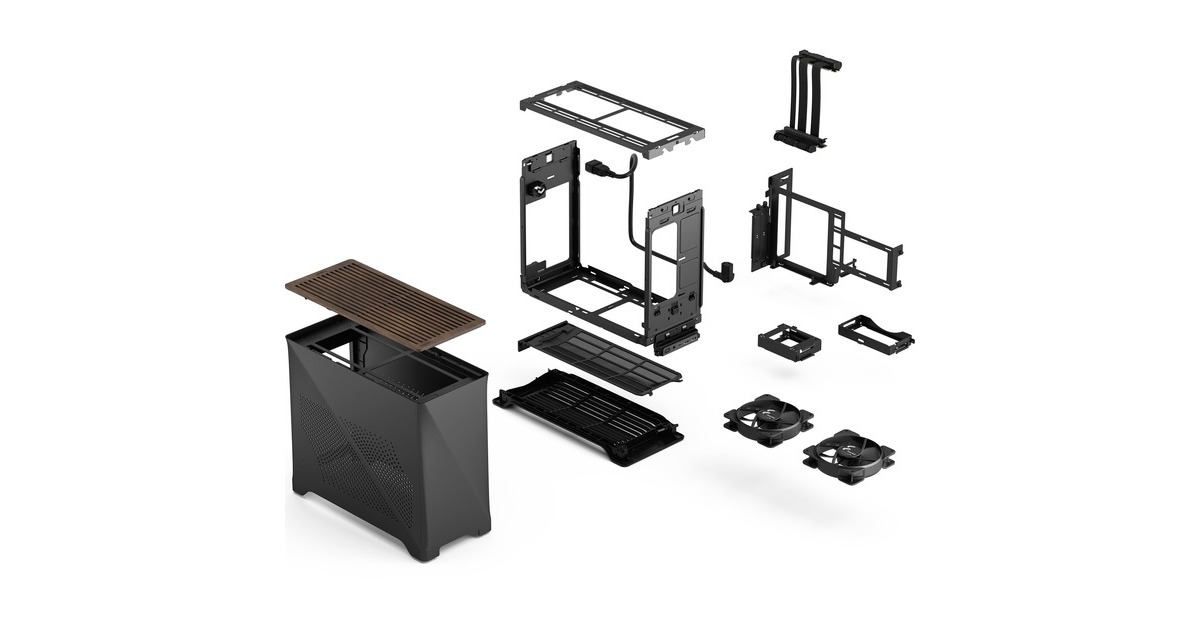 Fractal Design Towerkabinet mørk grå