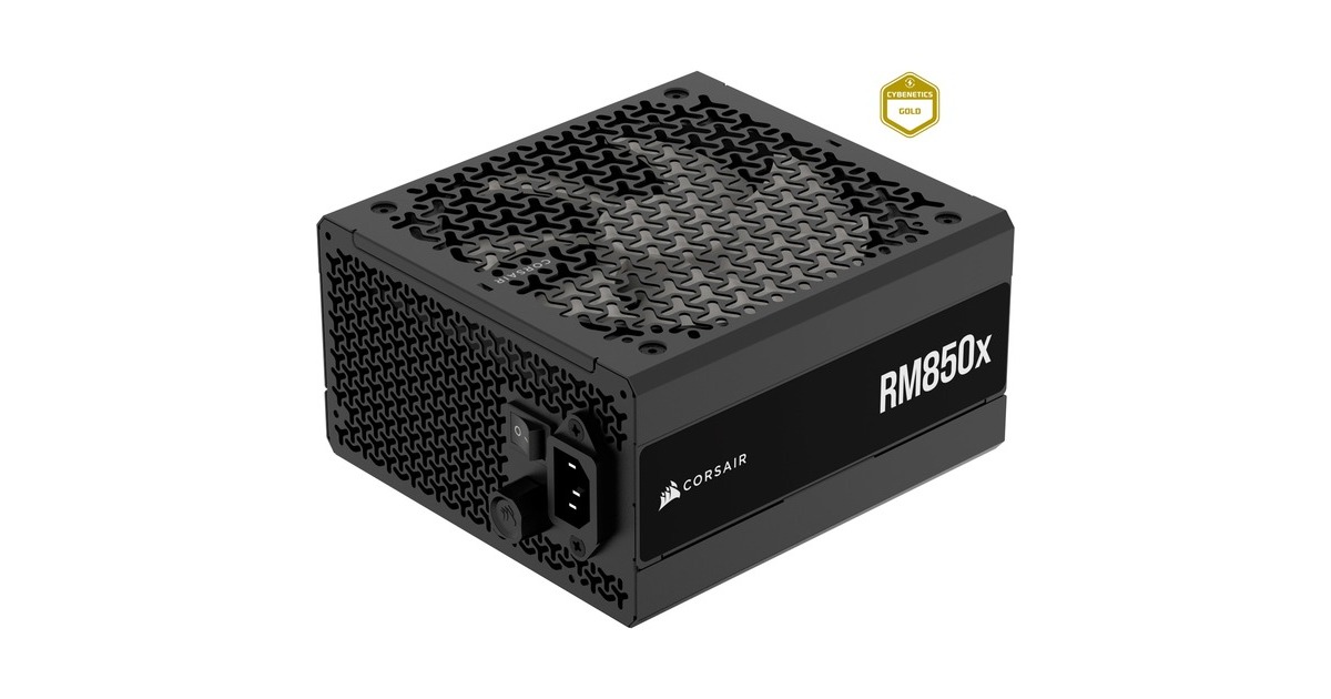 Corsair RM850x 850W, PC strømforsyning Sort