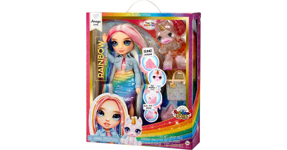 MGA Entertainment 120230EU Dukker Rainbow High 120230EU, Mode dukke, Hunstik, 4 År, Dreng/Pige ...