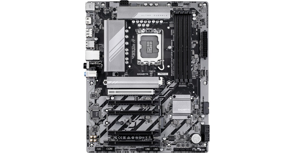 GIGABYTE B860 DS3H WIFI6E bundkort Intel B860 LGA 1851 (Socket V1) ATX ...