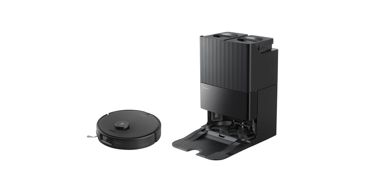 Roborock Qrevo Edge 5V1 0,325 L Sort, Støvsuger robot Sort, Poseløs ...