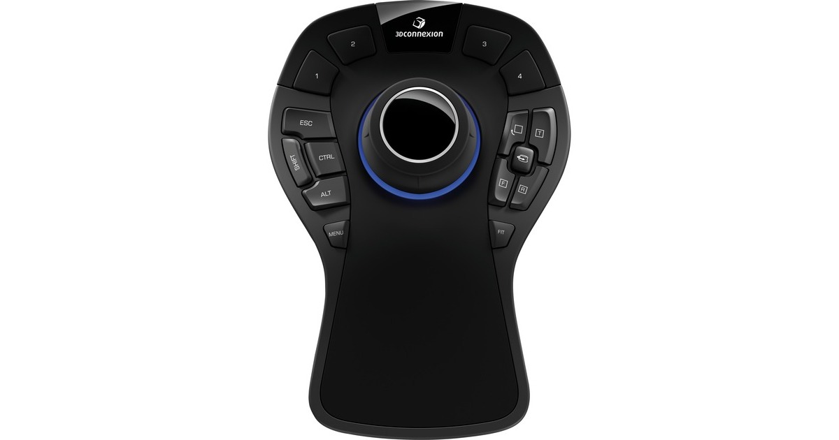 3DConnexion SpaceMouse Pro USB Sort, Grå, Mus Sort/grå, USB, Sort, Grå ...