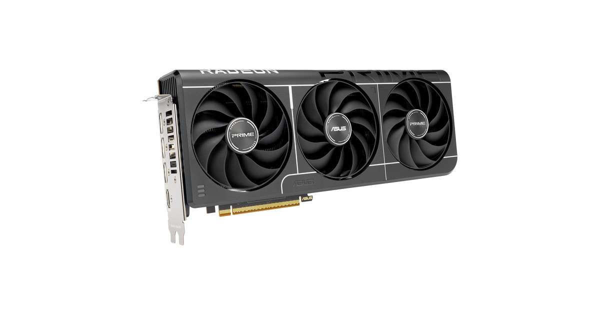 ASUS Prime -RX9070-O16G-EVO AMD Radeon RX 9070 16 GB GDDR6, Grafikkort ...
