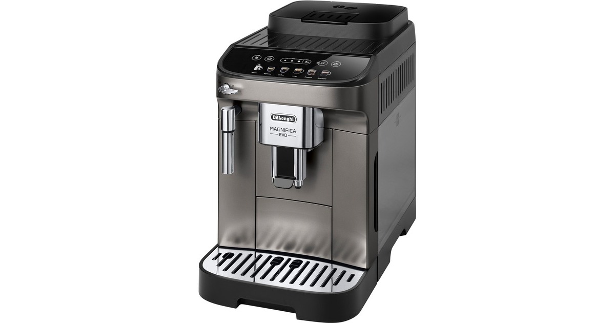 DeLonghi ECAM 290.42.TB, Kaffe/Espresso Automat Titanium/Sort