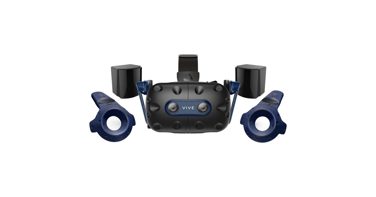 HTC Vive Pro 2 Full Kit, VR briller Blå/Sort