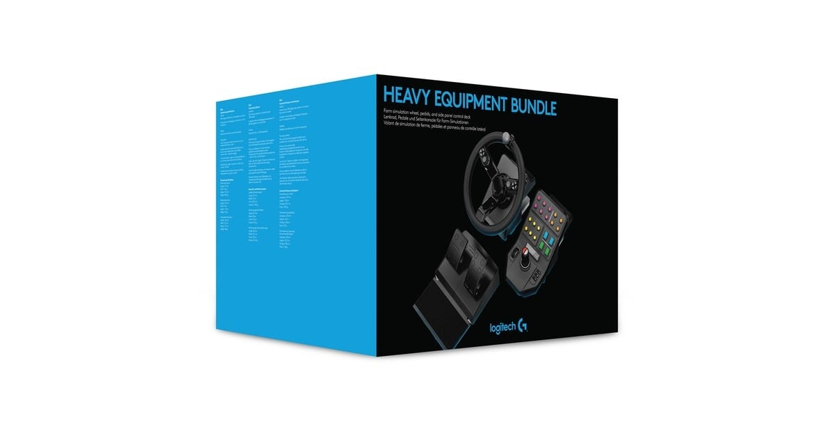 Logitech Gaming Heavy Equipment Bundle Sort USB 2.0 Rat + Pedaler ...