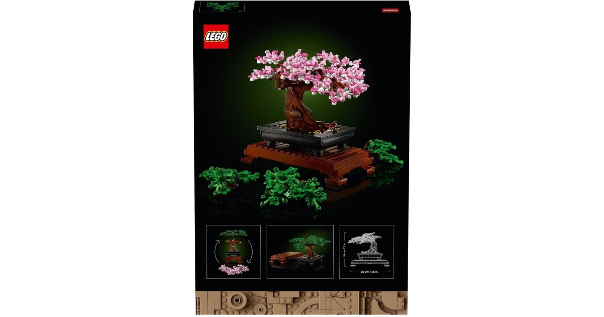 Lego Creator Expert Icons Bonsaitræ, Bygge legetøj Byggesæt, 18 År ...