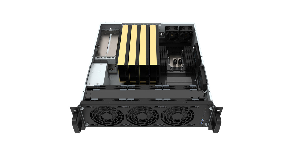 SilverStone SST-RM31, Rack server kabinet Sort