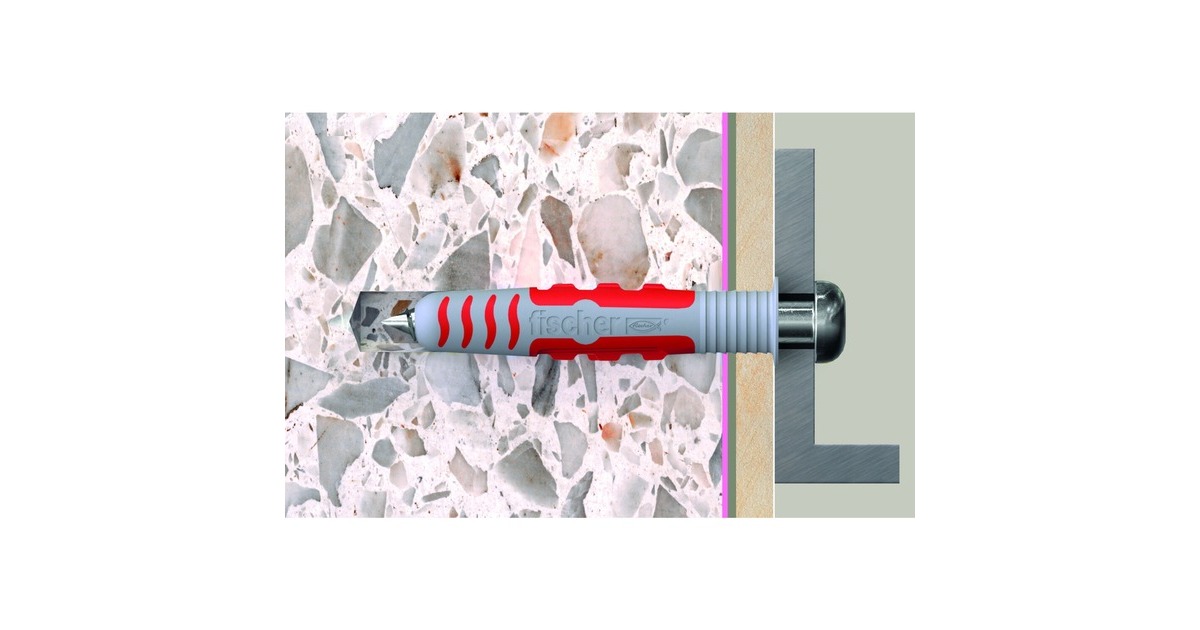 Fischer Dyvel Lys grå/Rød