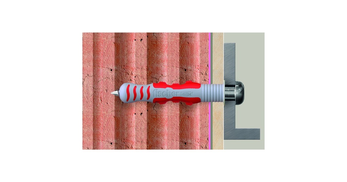 Fischer Dyvel Lys grå/Rød