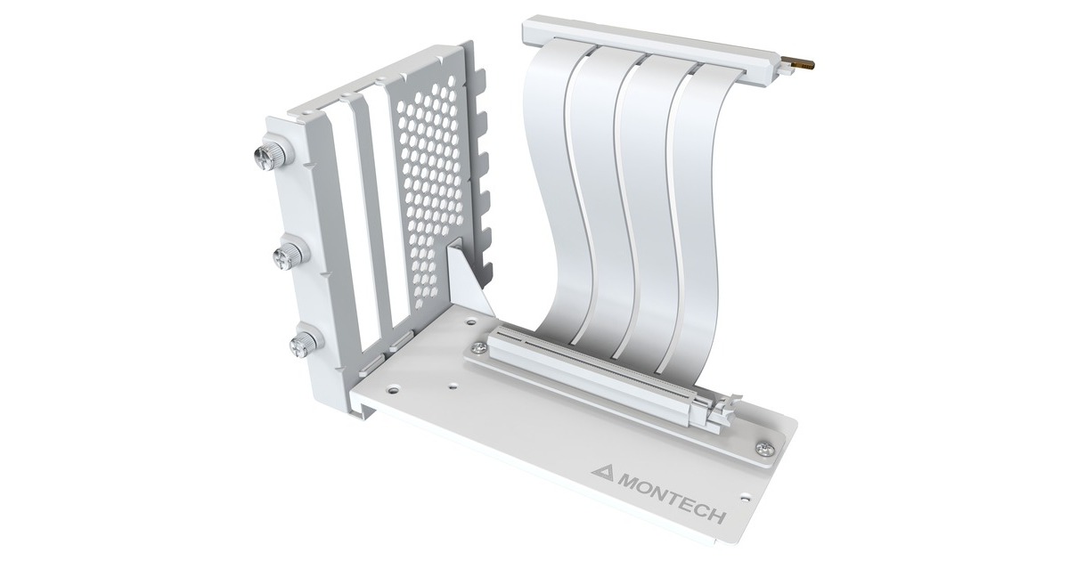 Montech Vertical GPU Mounting Kit (W), Kabel Hvid
