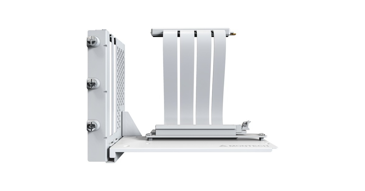 Montech Vertical GPU Mounting Kit (W), Kabel Hvid
