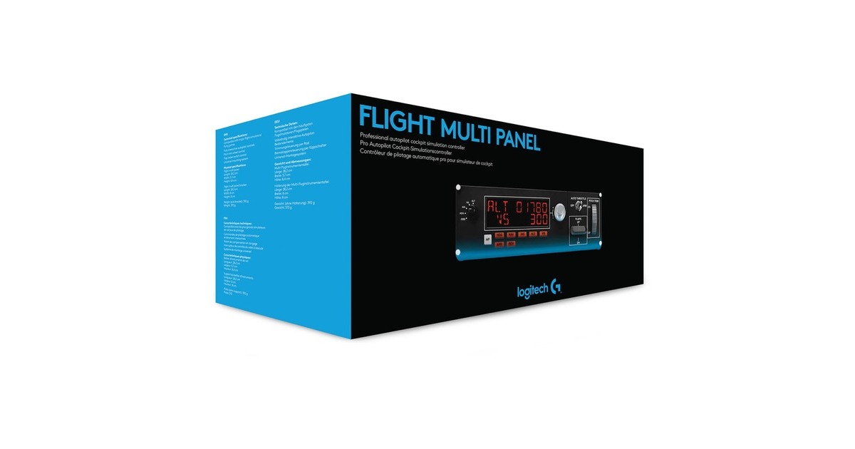 Logitech Gaming Flight Multi Panel Sort Usb 2 0 Flysimulator Analog