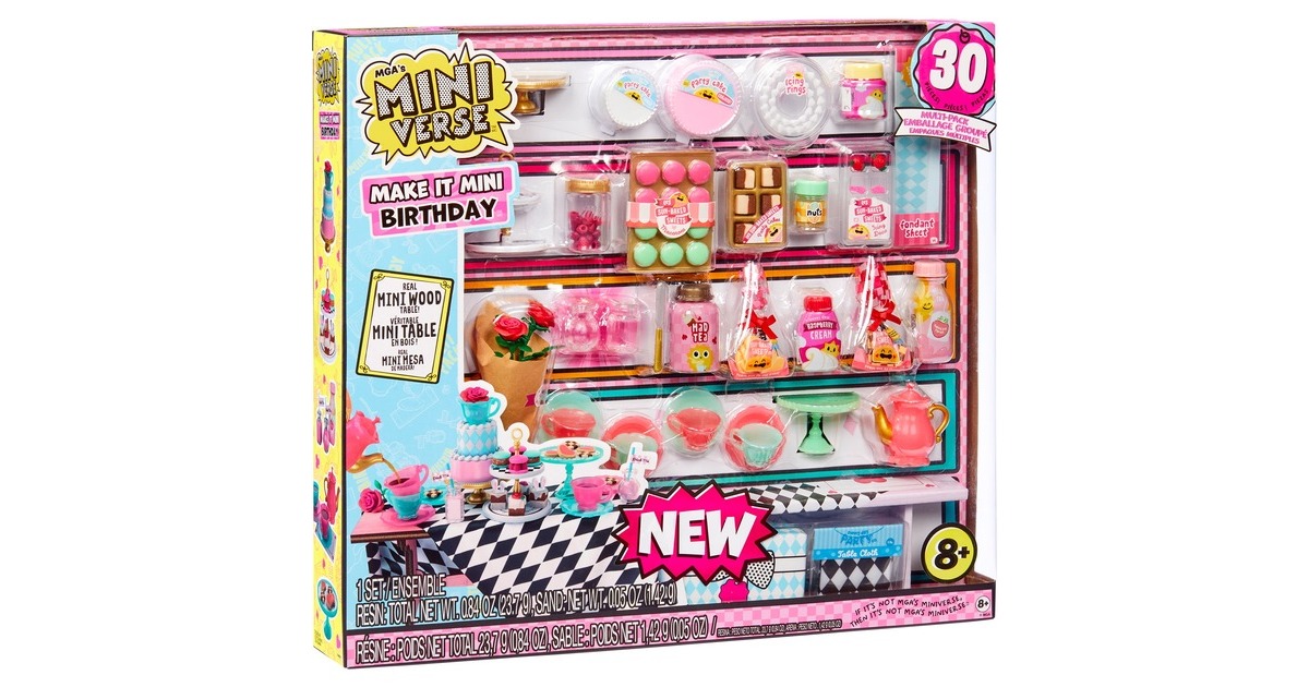 MGA Entertainment Make It Mini Birthday Multipack, Klippe og klistre ...