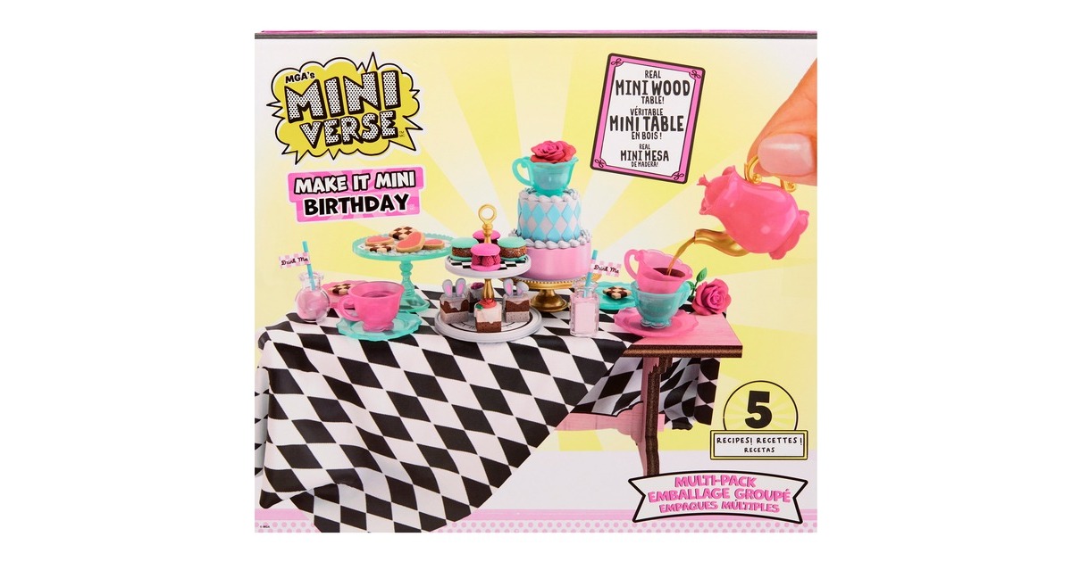 MGA Entertainment Make It Mini Birthday Multipack, Klippe og klistre ...