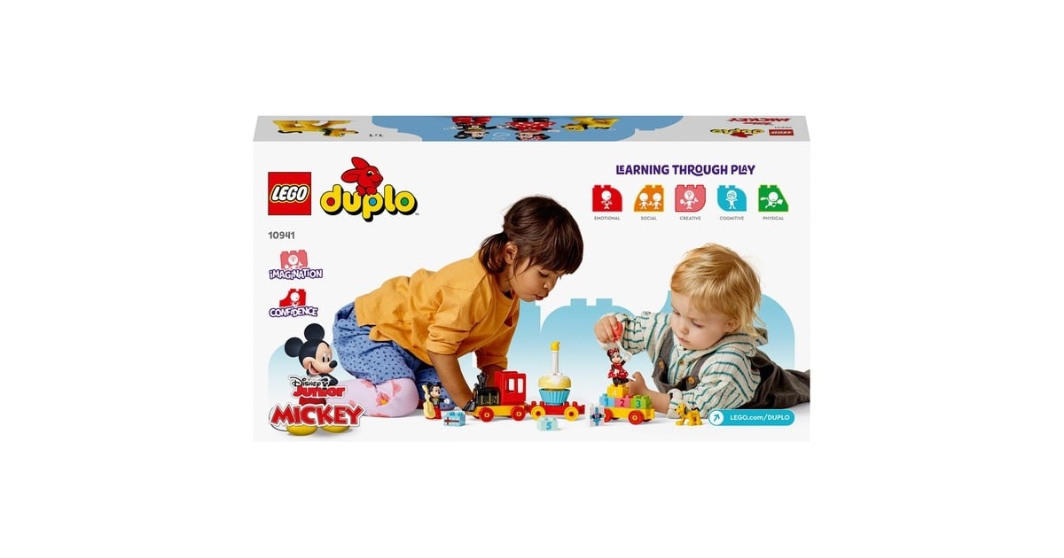 Lego DUPLO Disney Mickey & Minnies fødselsdagstog, Bygge legetøj ...