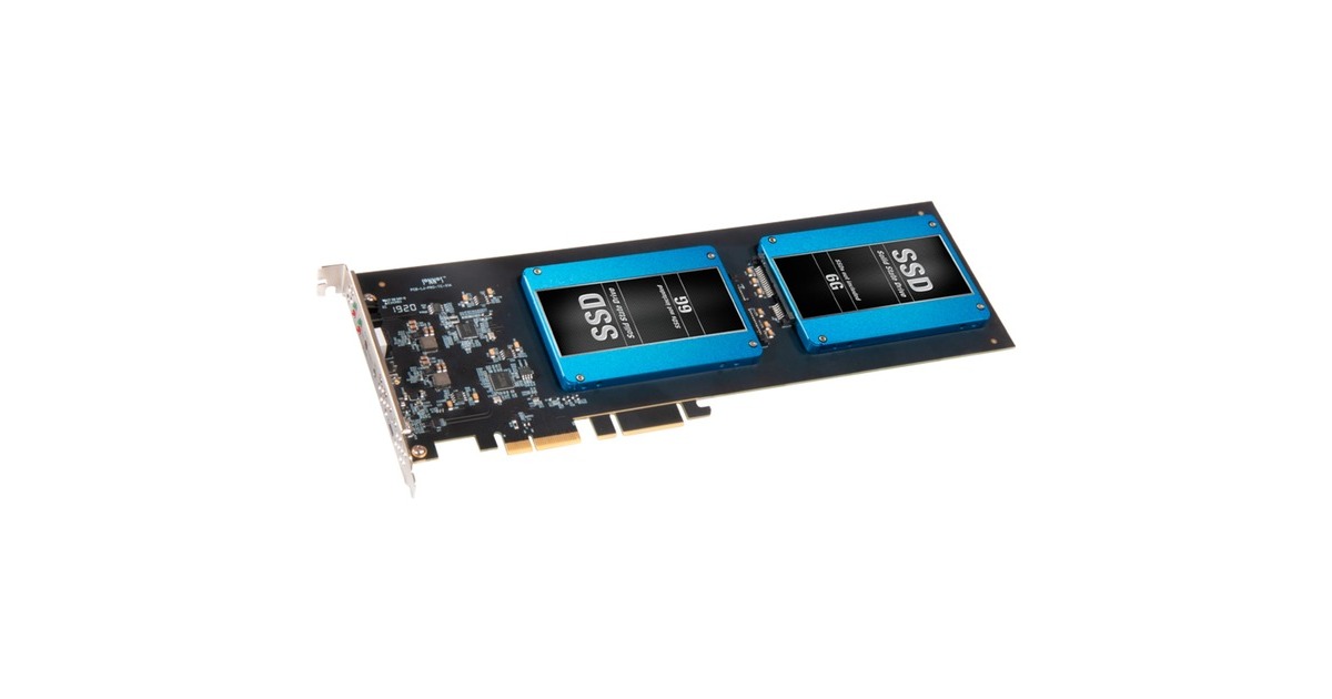Sonnet FUS-SSD-2RAID-E RAID controller PCI Express x4 3.0, RAID-kort ... Sonnet FUS-SSD-2RAID-E RAID controller PCI Express x4 3.0, RAID-kort ...