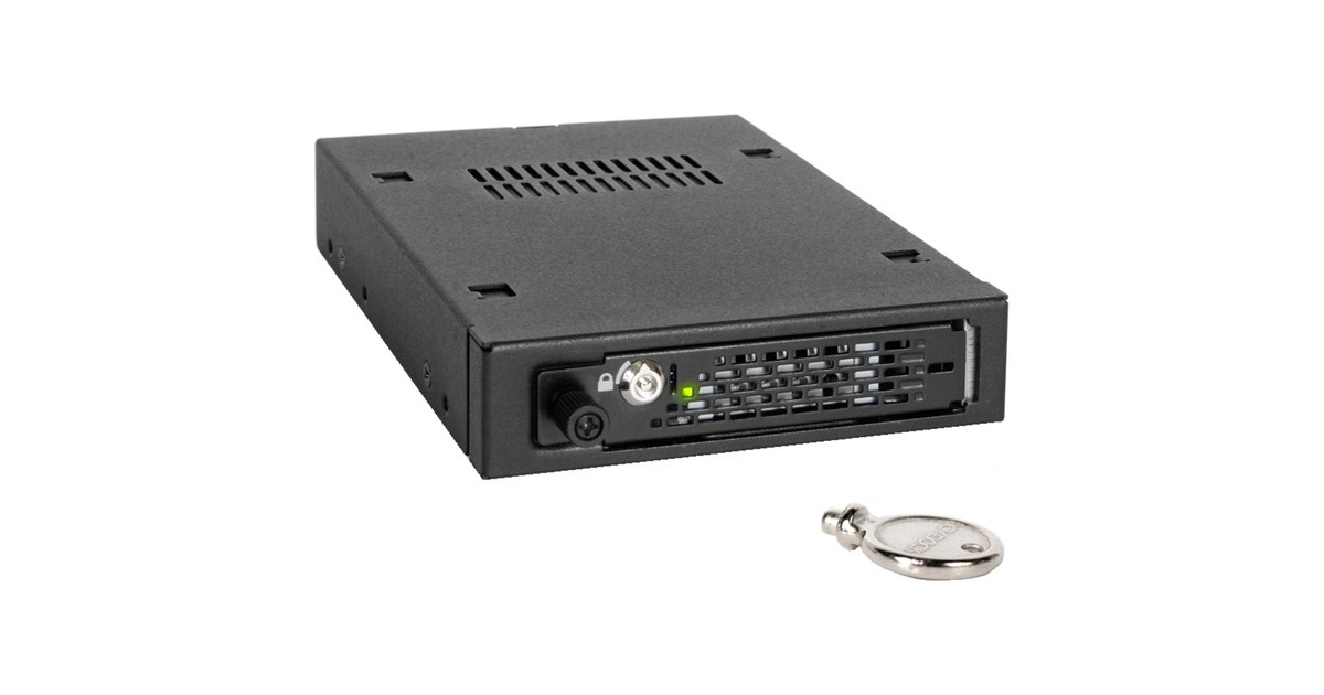 Icy Dock MB491SKL-B drive bay panel 8,89 cm (3.5") Bærerpanel Sort ...