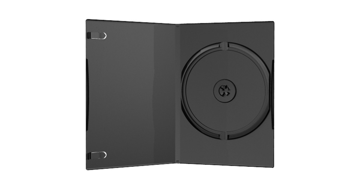 MediaRange BOX11 optisk disk case DVD-boks 50 diske Sort, Etui Sort, Bulk