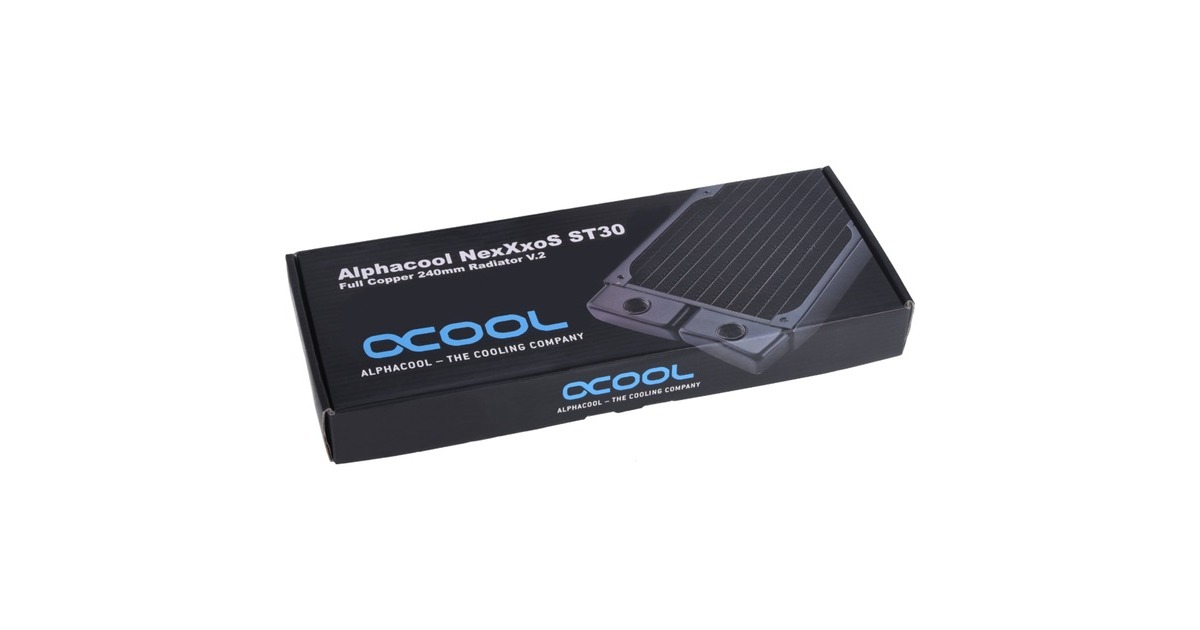AlphaCool 14344 Computerkølesystem, dele og tilbehør Radiator Sort ...