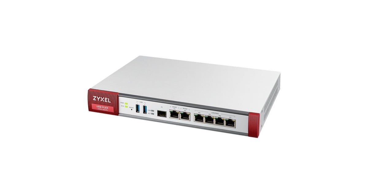 ZyXEL USG Flex 200 firewall (hardware) 1800 Mbit/s 1800 Mbit/s, 450 ...