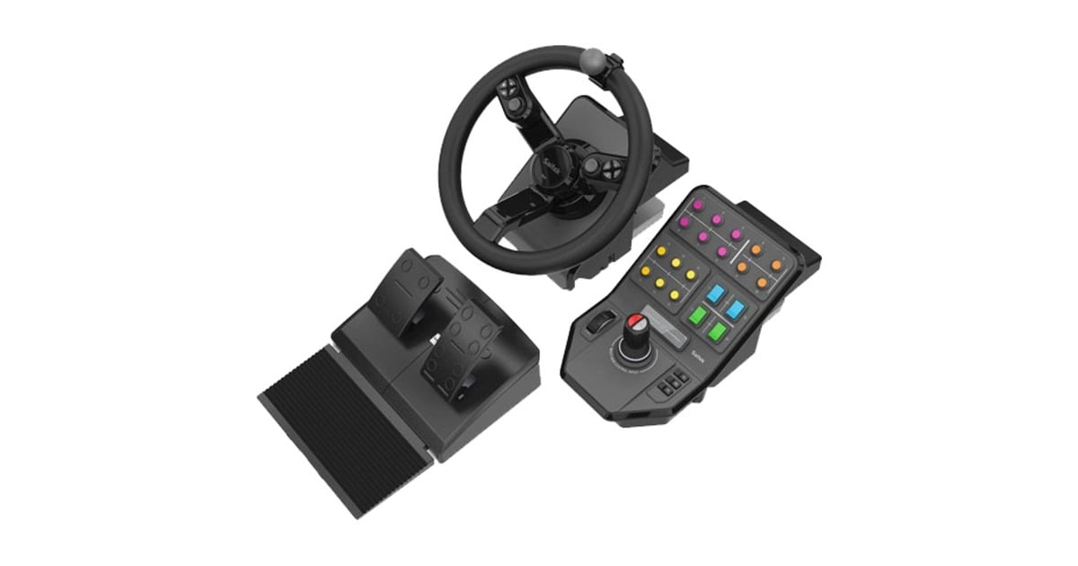Logitech Gaming Heavy Equipment Bundle Sort USB 2.0 Rat + Pedaler ...