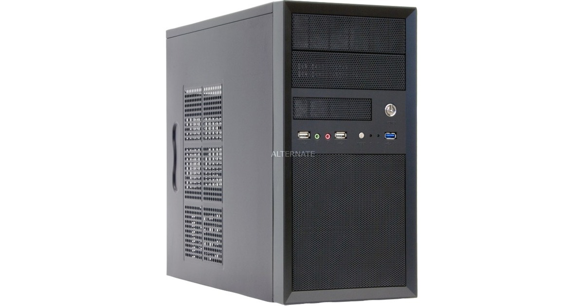 Chieftec CT-01B-OP computeretui Mini Tower Sort, Towerkabinet Sort ...
