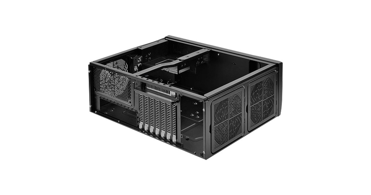 SilverStone Grandia GD09 Desktop Sort, HTPC sag Sort, Desktop, PC, Sort ...